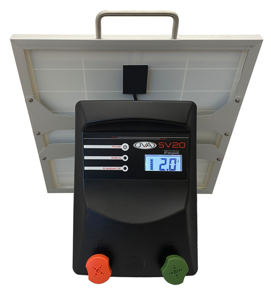 JVA SV20Li Solar Electric Fence Energizer 2 Joule | JVA Technologies